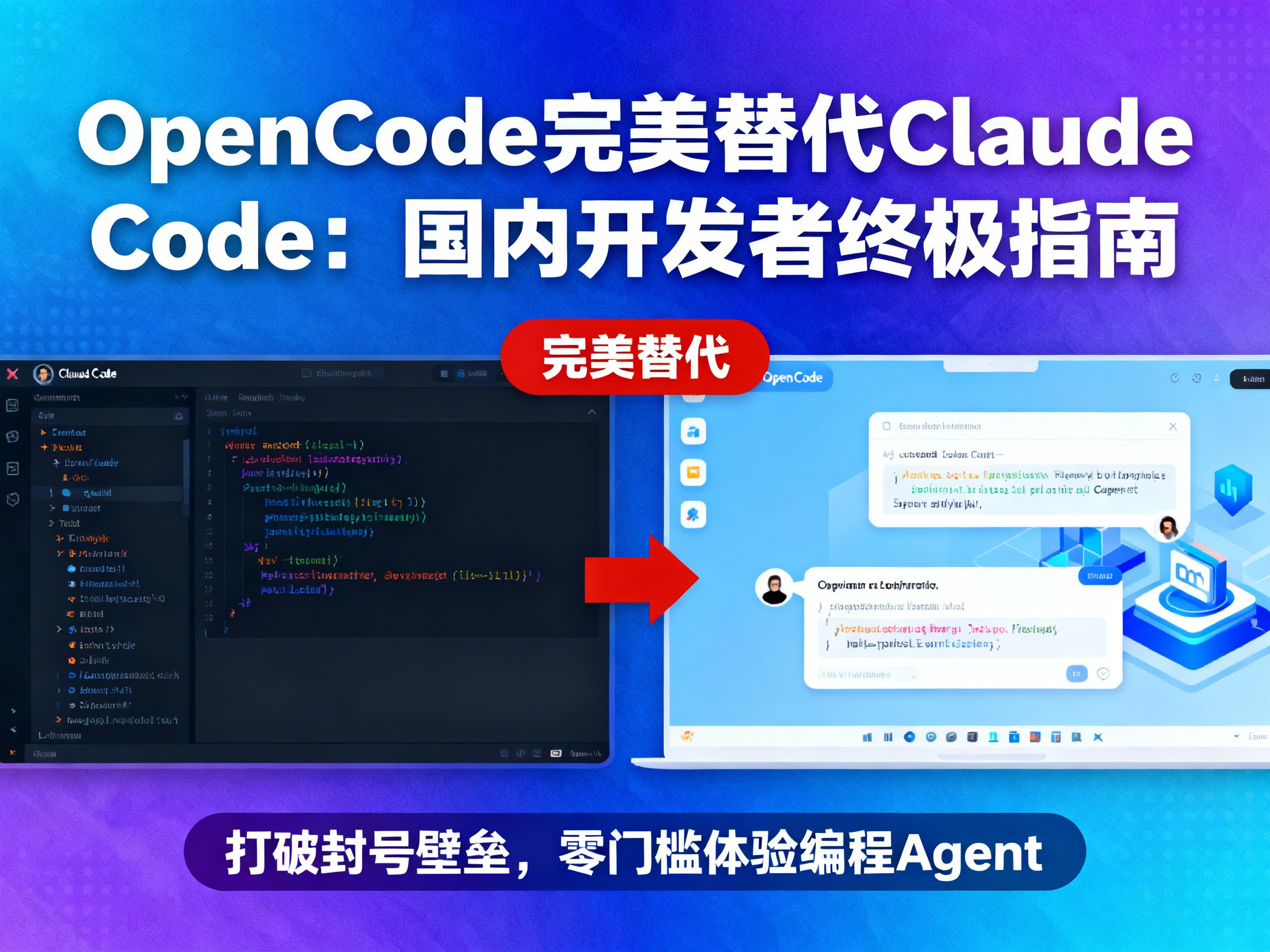 OpenCode完美替代Claude Code：国内开发者体验编程Agent的终极指南 | AI地域