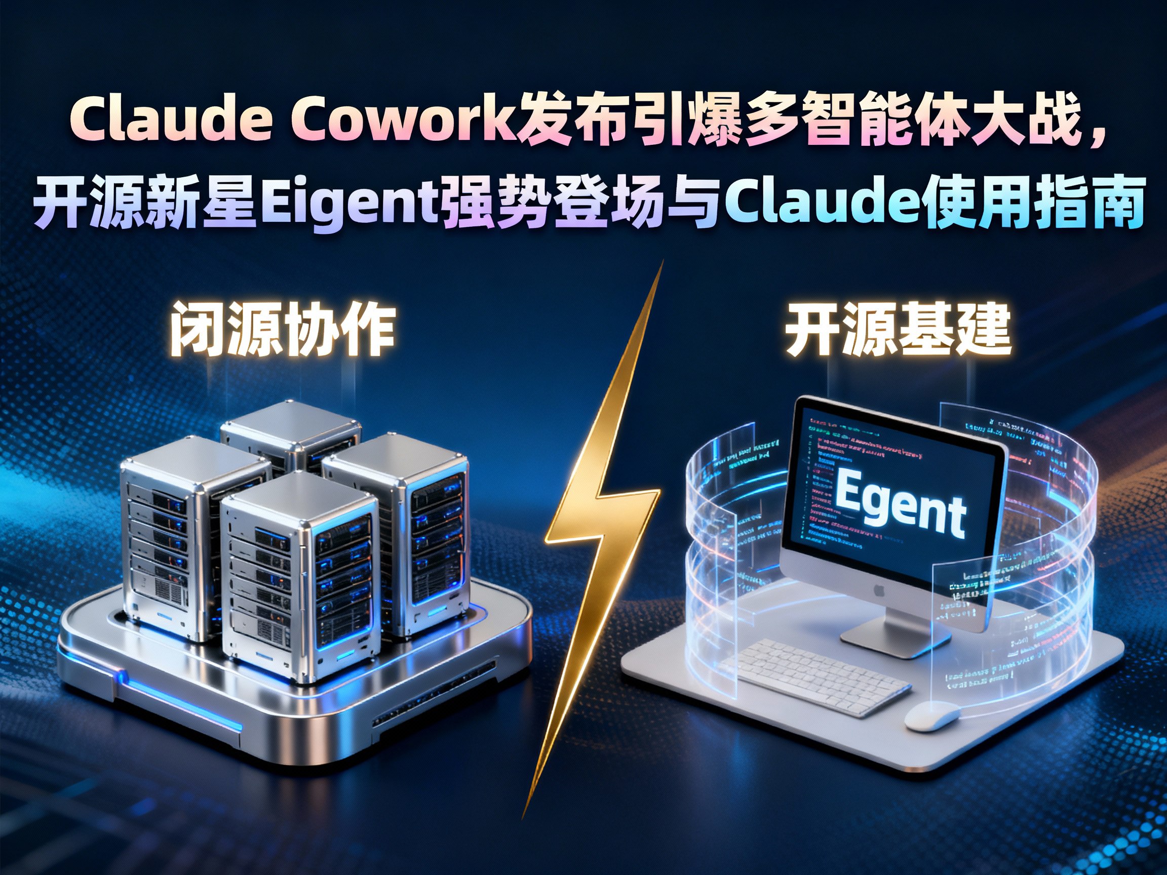 Claude Cowork发布引爆多智能体大战，开源新星Eigent强势登场与Claude使用指南 | AI地域